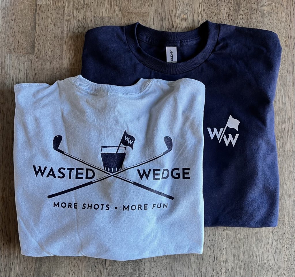 Wasted WedgeCrossed Logo Short Sleeve Tee’s - Wasted Wedge